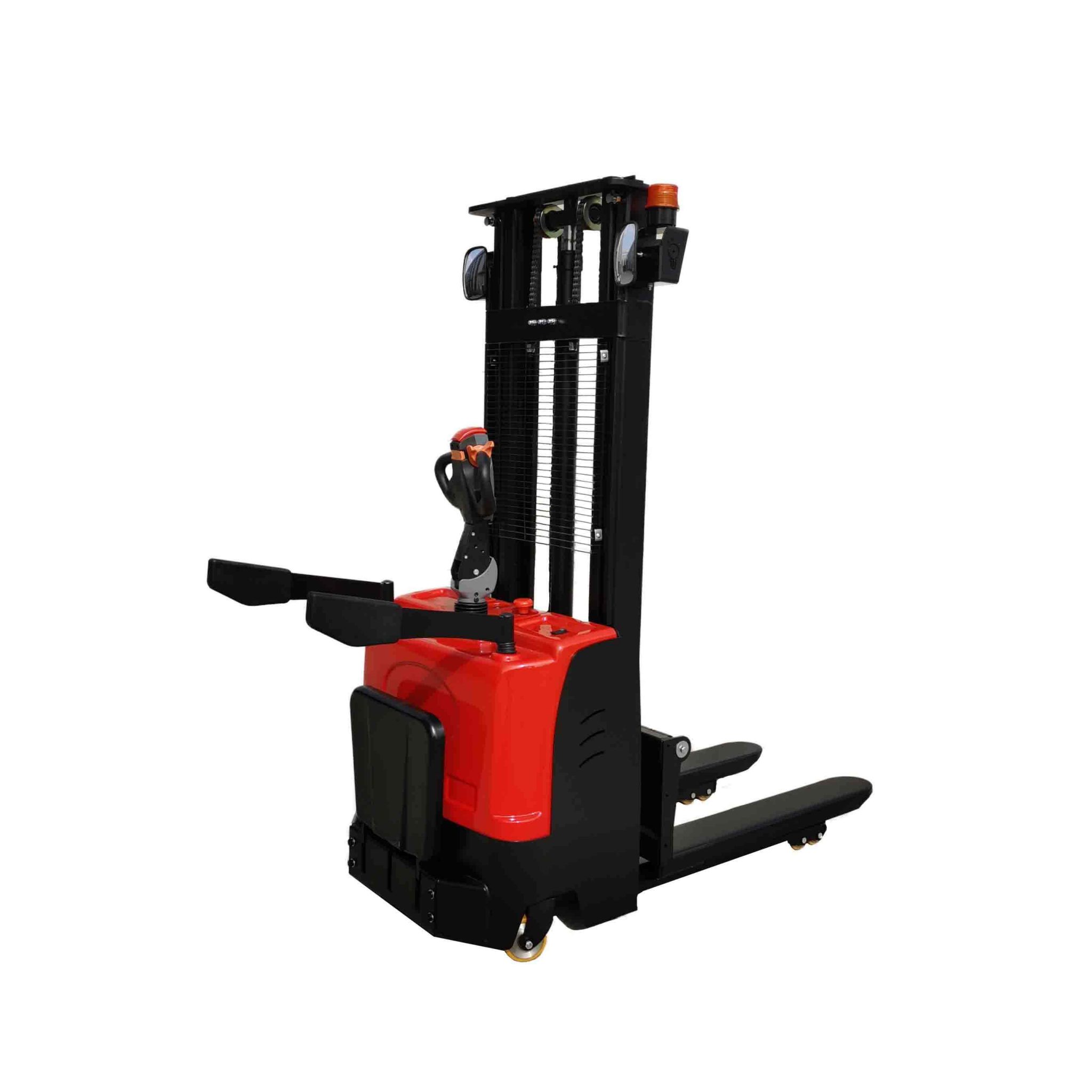 Stand-on Full Electric Pallet Stacker - Henan Eleclift Machinery Co., Ltd.